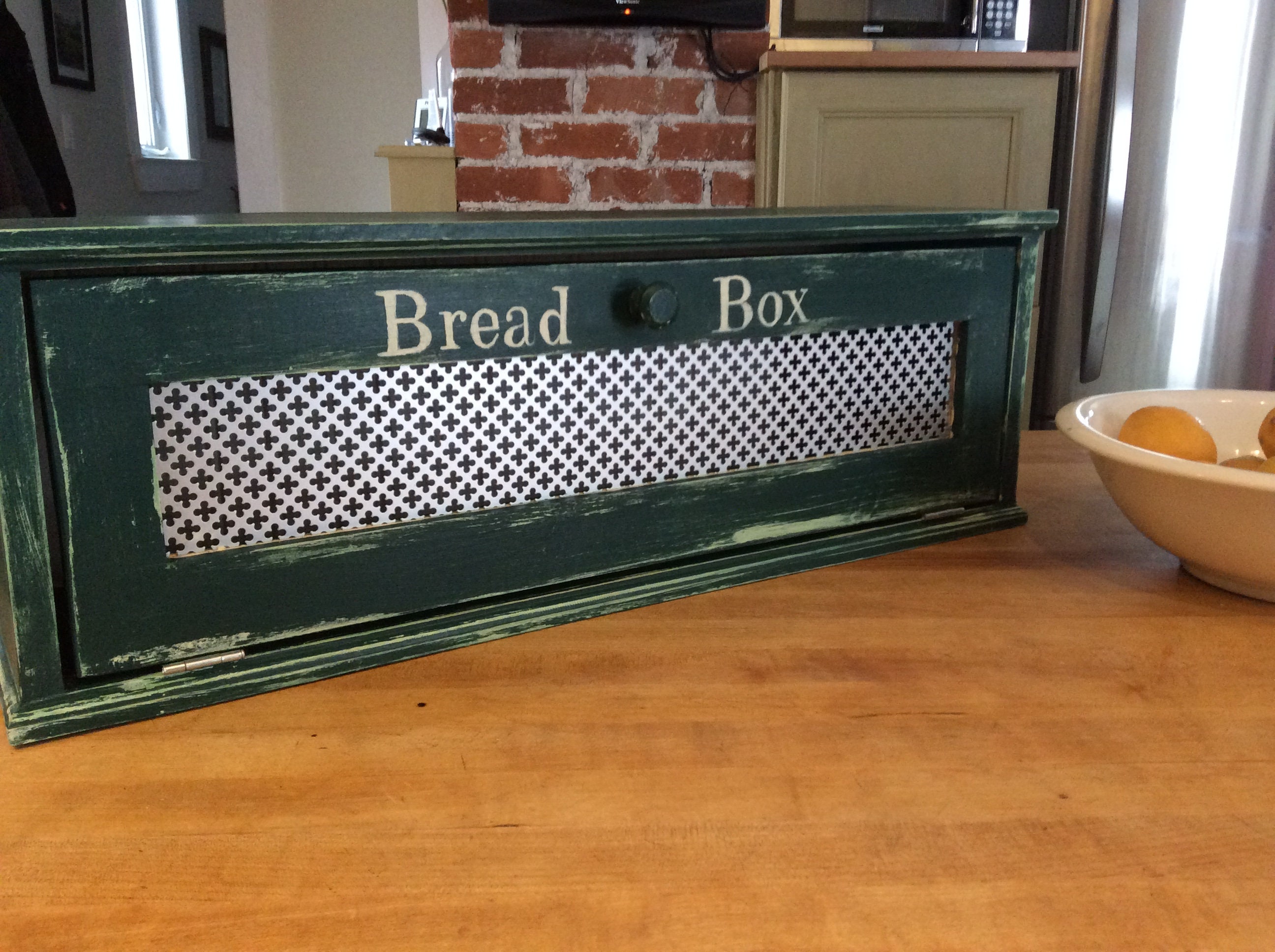 Farmhouse Wood Bread Box Kitchen Counter Storage Custom - Etsy