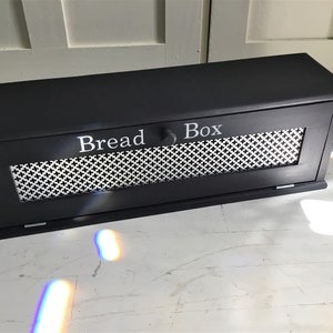 Farmhouse Wood Bread Box , Kitchen Counter Storage , Custom Made to ...