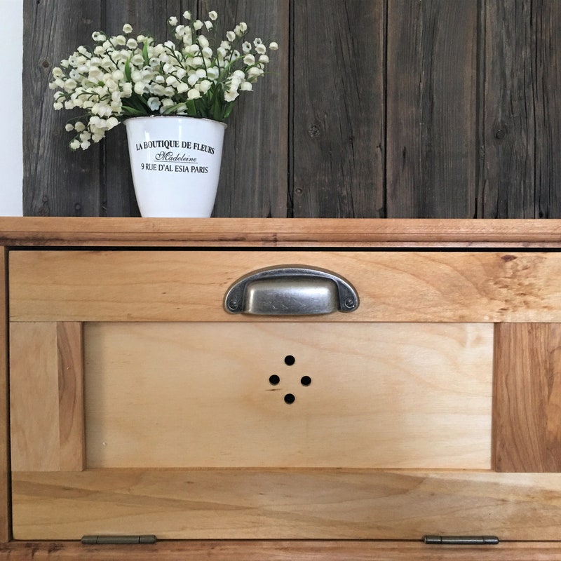 Wood Bread Box - Etsy