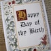 Medieval Birthday Card, Illuminated Manuscript Style Greeting Card ...