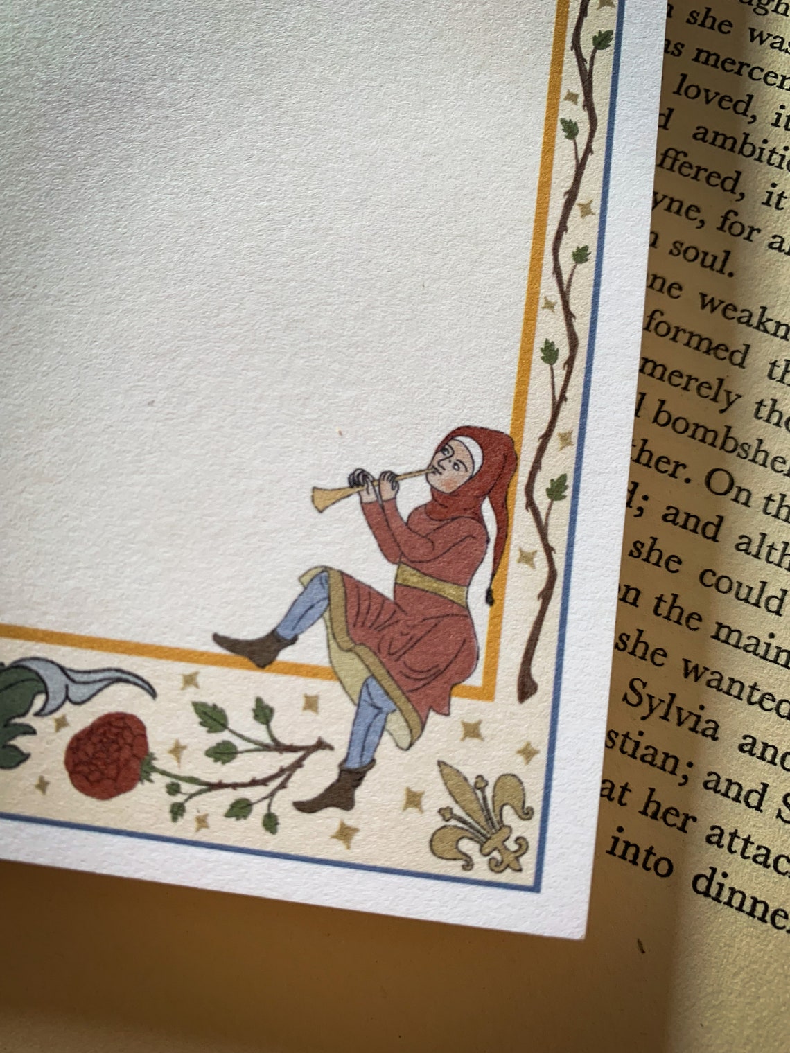 Medieval to Do List, Illuminated Manuscript Style Notepad, Funny Art ...