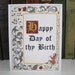 Medieval Birthday Card, Illuminated Manuscript Style Greeting Card ...