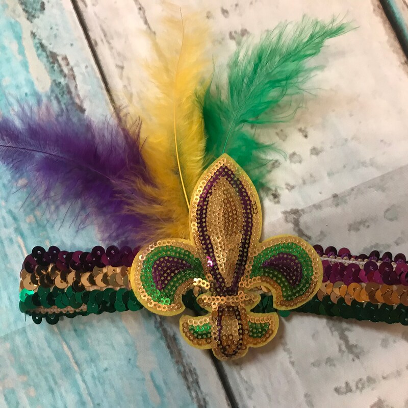 Mardi Gras Headband - Etsy
