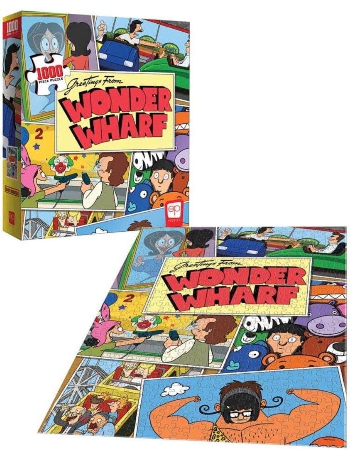 Bob's Burgers Greetings From Wonder Wharf 1000 Piece Jigsaw Puzzle ...