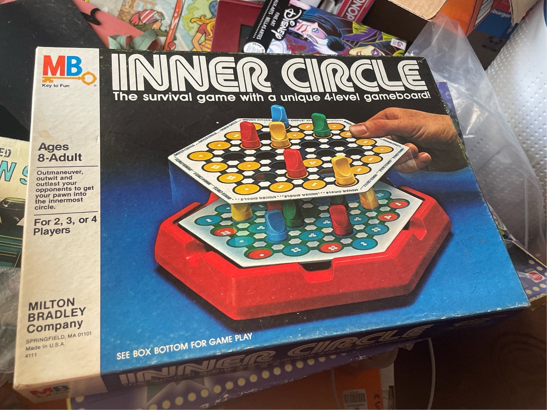 1981 Milton Bradley Inner Circle Board Game Unpunched Pieces EUC - Etsy