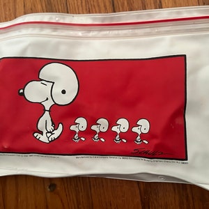 Vintage Peanuts Snoopy Large Pencil Case - Etsy