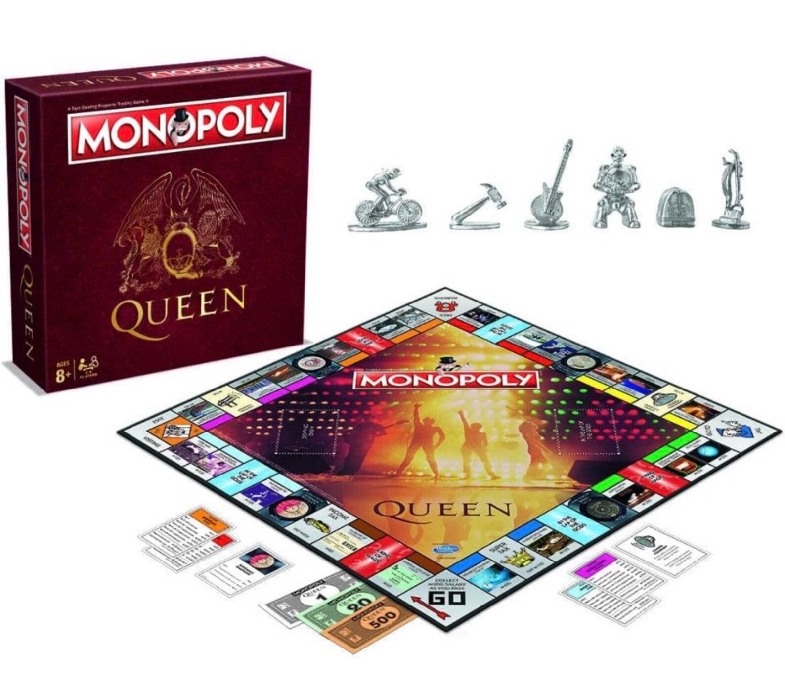 Queen Collectible Monopoly Game Featuring British Rock and Roll Band ...
