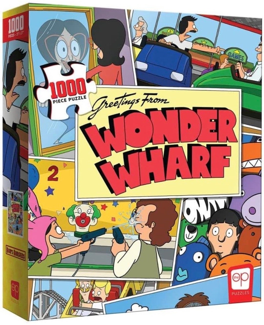 Bob's Burgers Greetings From Wonder Wharf 1000 Piece Jigsaw Puzzle ...