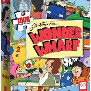 Bob's Burgers Greetings From Wonder Wharf 1000 Piece Jigsaw Puzzle ...