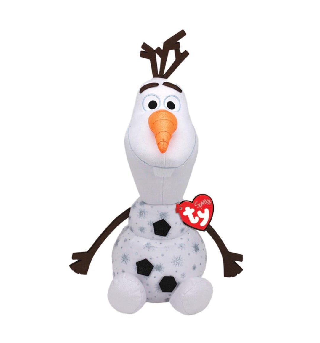 TY Olaf Frozen 2 Glitter Large Plush - Etsy