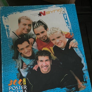 2000 Factory Sealed MB 300 Piece NSYNC Poster Puzzle, 24”x 36” - Etsy