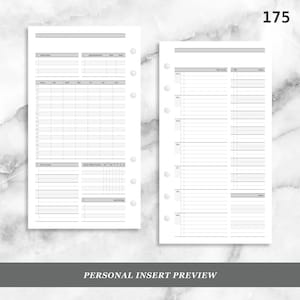 PRINTED 175: Stripes Weekly W/ Prioritized Abc Task List, Small Timed ...