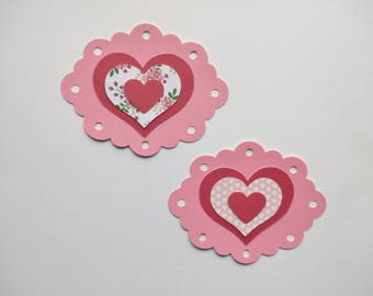 Paper heart cutouts | Etsy