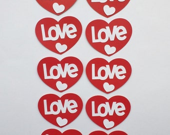 Paper heart cutouts | Etsy