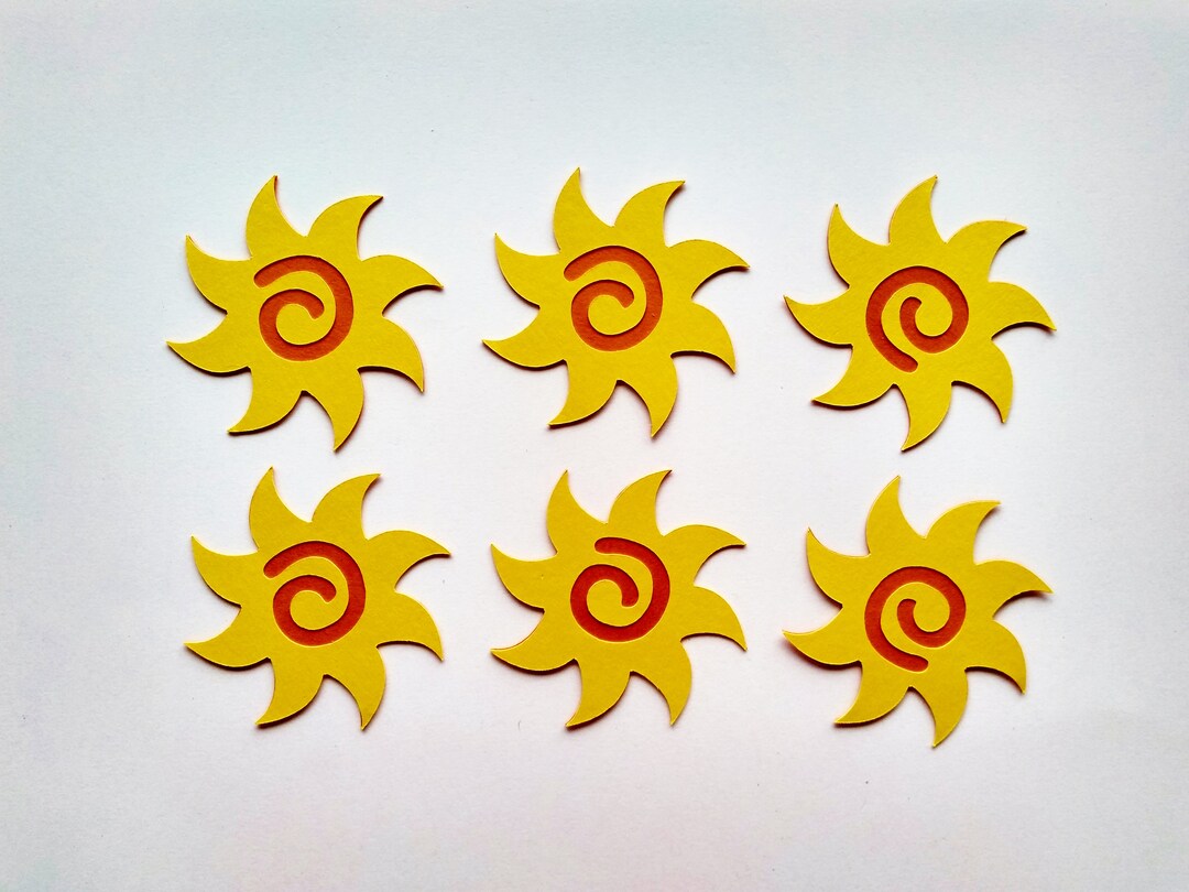Sun Cutouts, Paper Suns - Set of 6 - Etsy