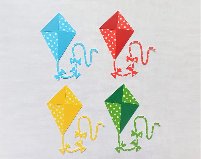 Paper Kite Kite Die Cut Kite Decoration Set of 4 - Etsy