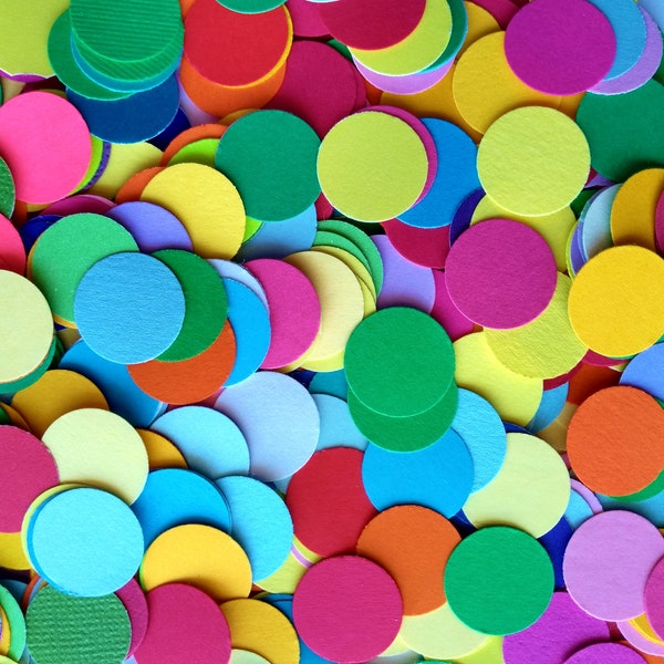 Rainbow Confetti - Etsy