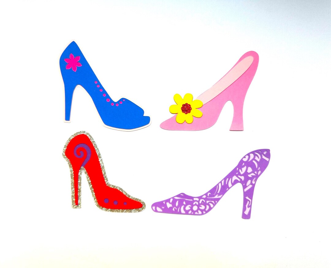 Fancy Paper Shoes, Shoe Die Cuts - Set of 4 - Etsy