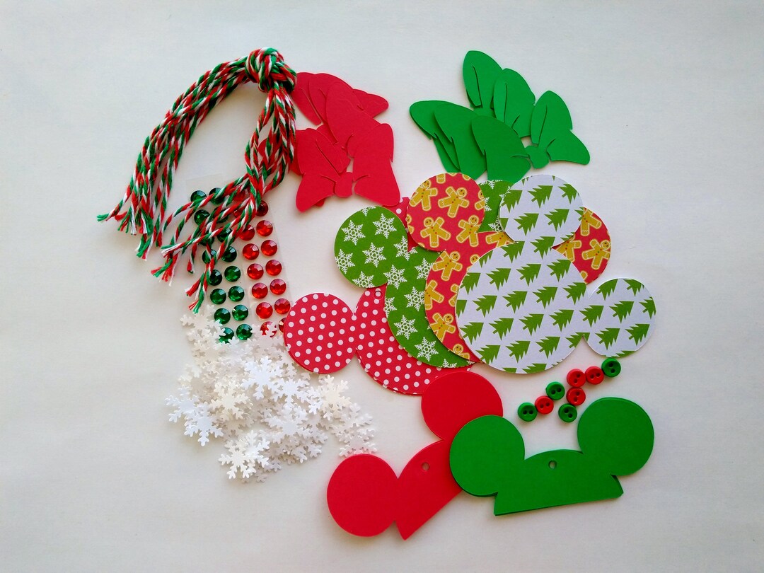 Mickey Mouse Gift Tag, Christmas Gift Tag, Mickey Favor Tag Set of 8 - Etsy