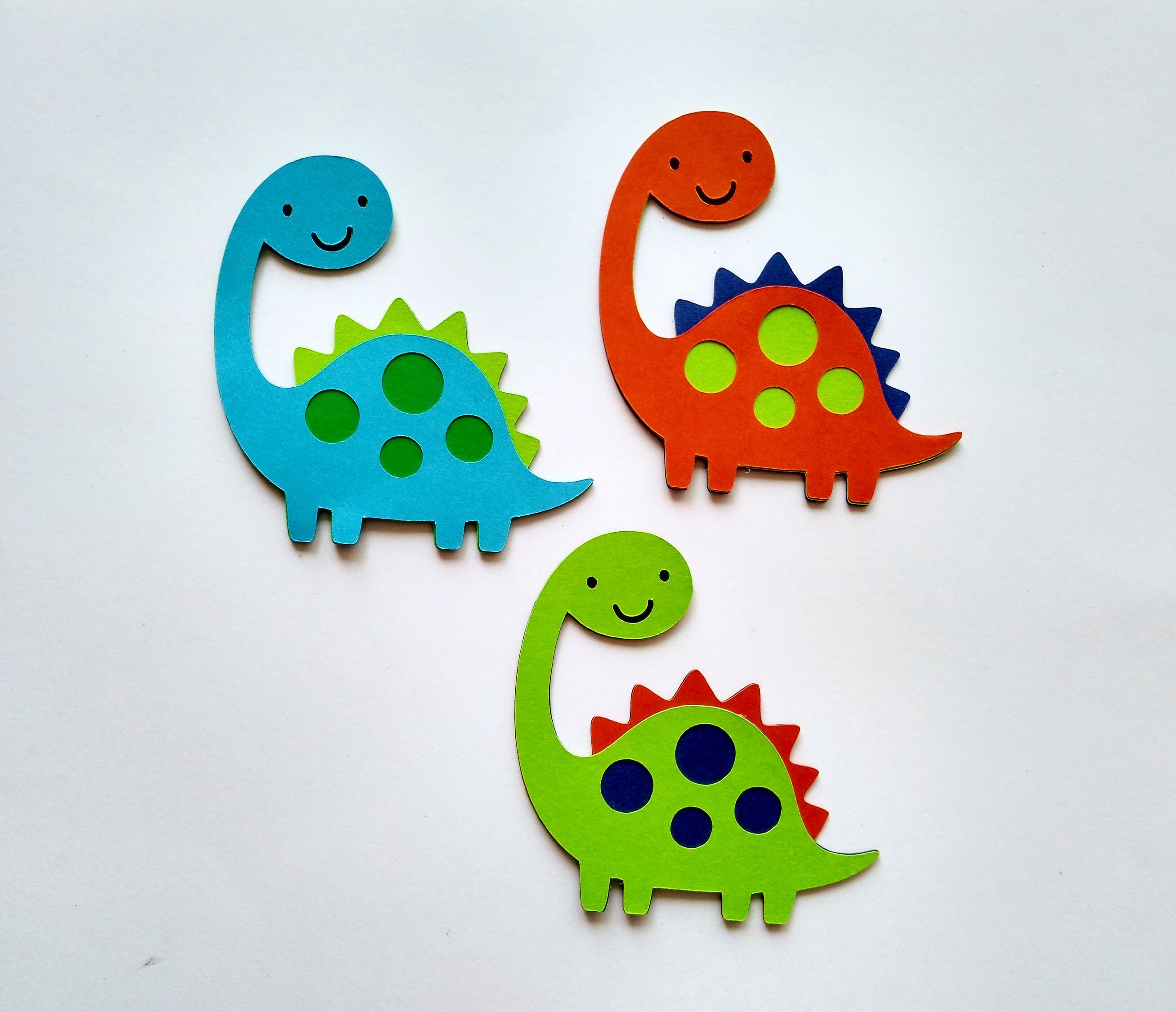 Dinosaur Decor, Paper Dinosaur, Brachiosaurus - Set of 4 - Etsy