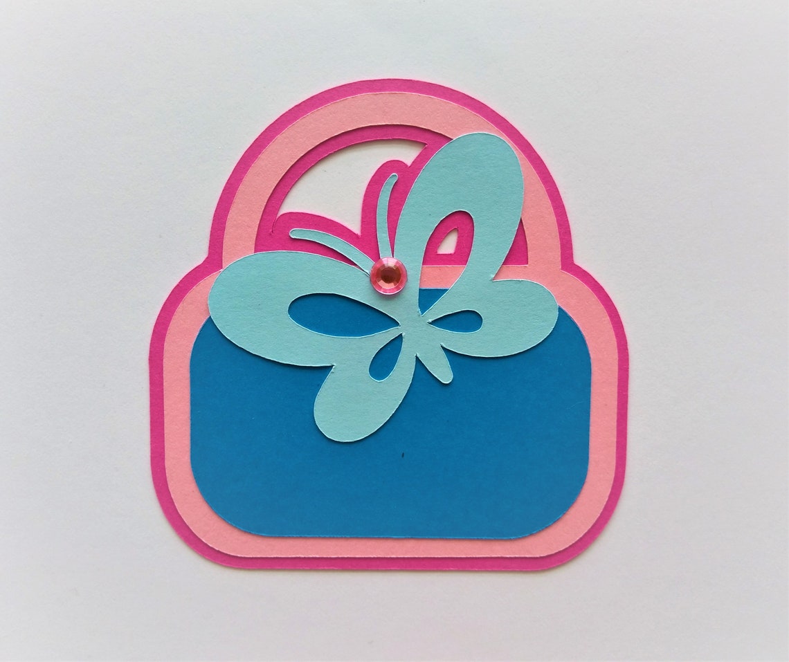 Die Cut Purses, Paper Handbags, Purse Decorations - Set of 4 - Etsy