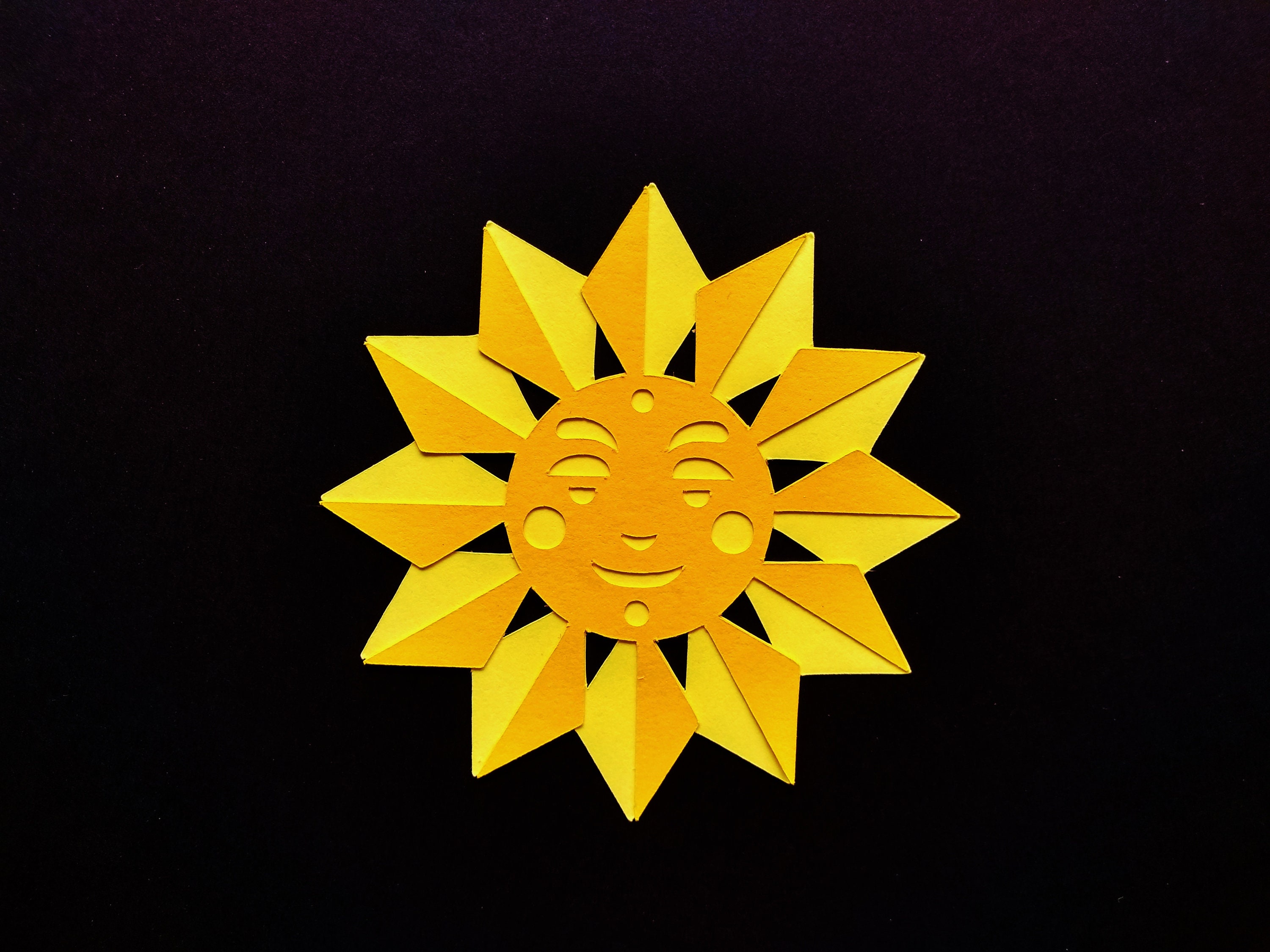 Sun Die Cuts, Cardstock Scrapbook Embellishments (set of 6) - Etsy