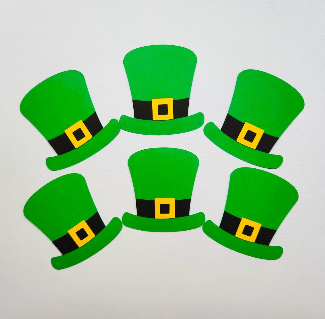 Leprechaun Hat, St Patricks Day Decor - Set of 6 - Etsy