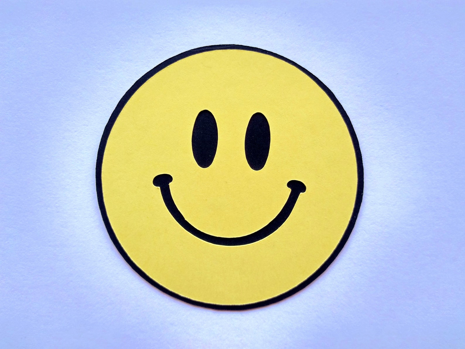 Happy Face Die Cut Paper Smiley Face Card Decoration Set | Etsy