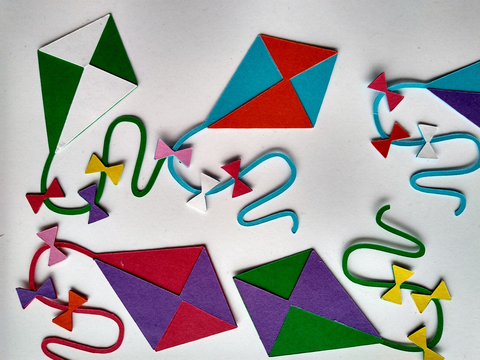 Kite Die Cut Paper Kites Kite Decorations Mary Poppins Kite - Etsy