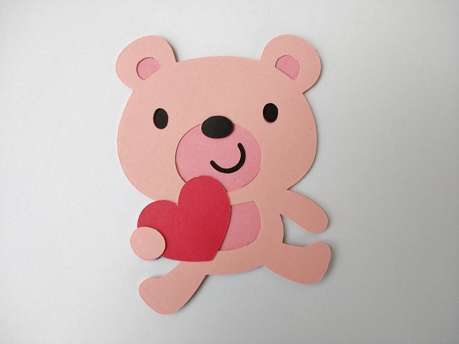 Paper Bears Bear Cutout Bear Die Cuts Set of 6 | Etsy