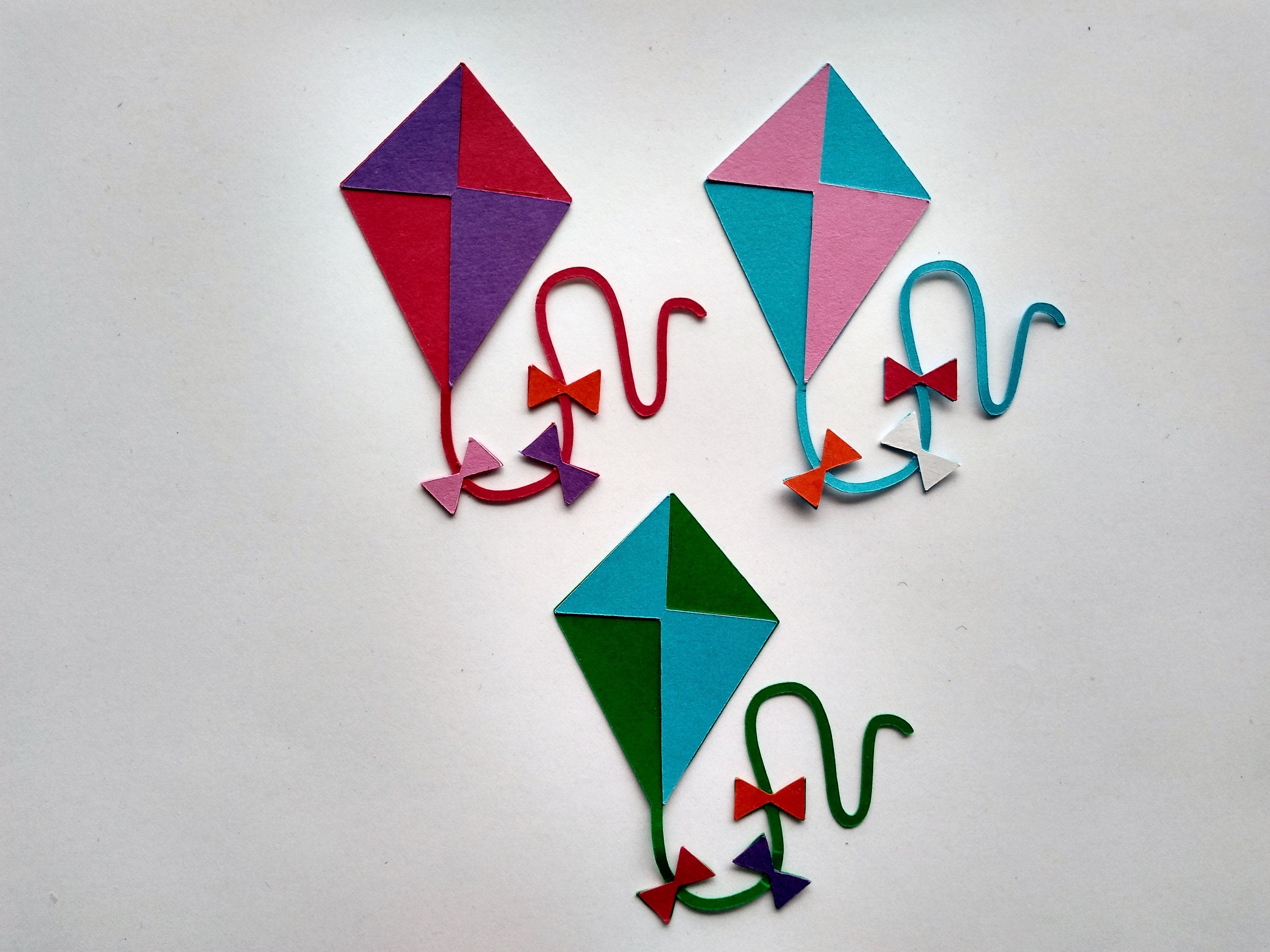 Kite Die Cut Paper Kites Kite Decorations Mary Poppins Kite - Etsy