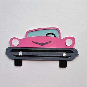 Classic Car Decoration, Vintage Car Die Cut - Set of 4 - Etsy