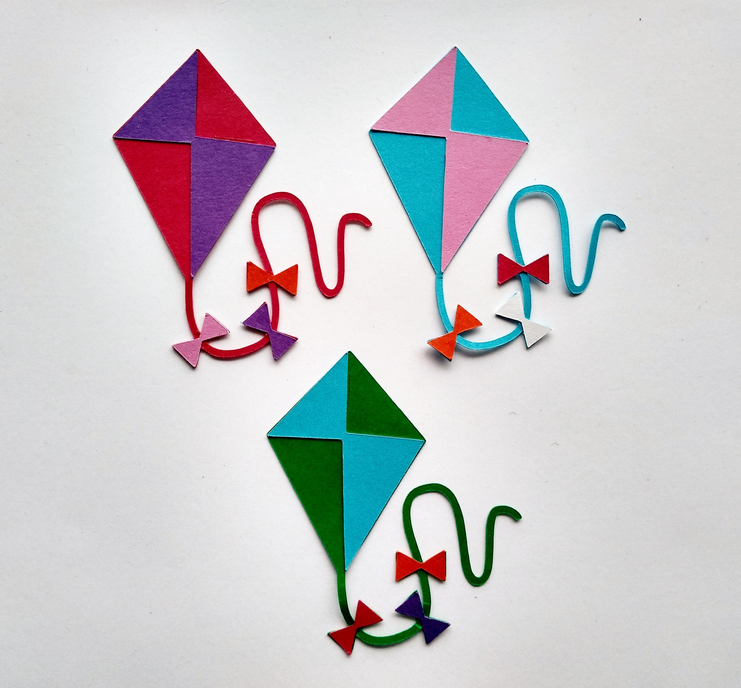 Kite Die Cut Paper Kites Kite Decorations Mary Poppins Kite | Etsy