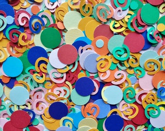 Rainbow confetti | Etsy