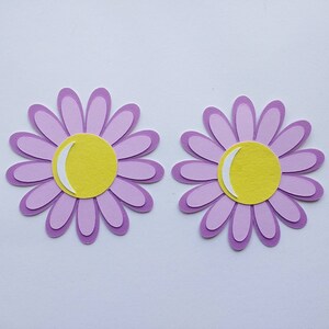 Daisy Die Cuts, Paper Daisies, Flower Cutouts - Set of 6 - Etsy