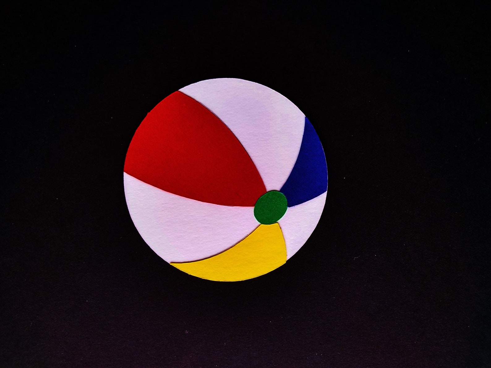 Beach Ball Die Cut Beach Party Decor Beach Ball Cutout Set | Etsy