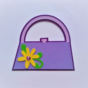 Die Cut Purses, Paper Handbags, Purse Decorations - Set of 4 - Etsy