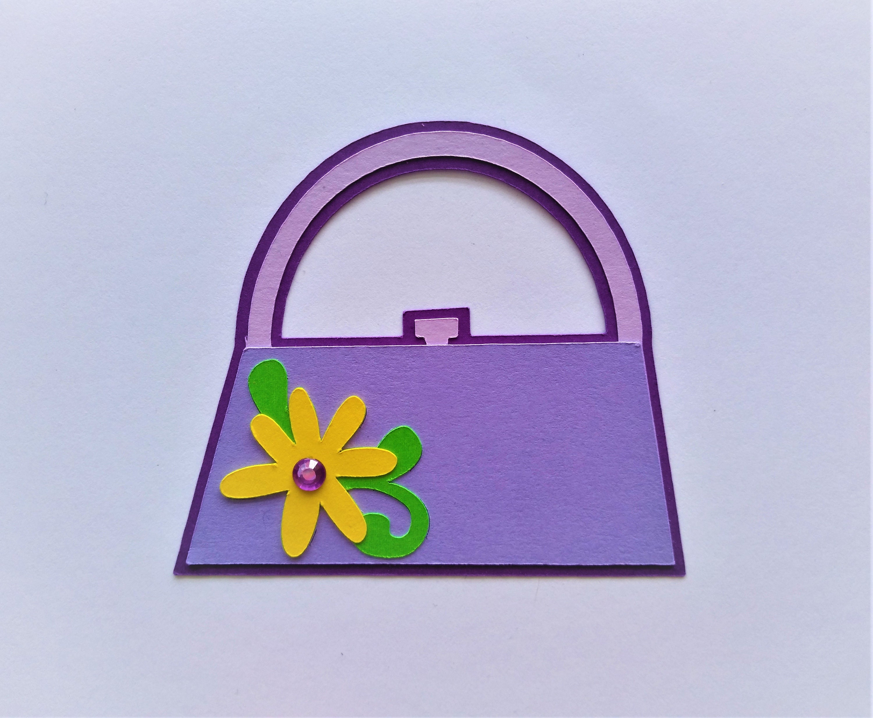 Die Cut Purses, Paper Handbags, Purse Decorations - Set of 4 - Etsy