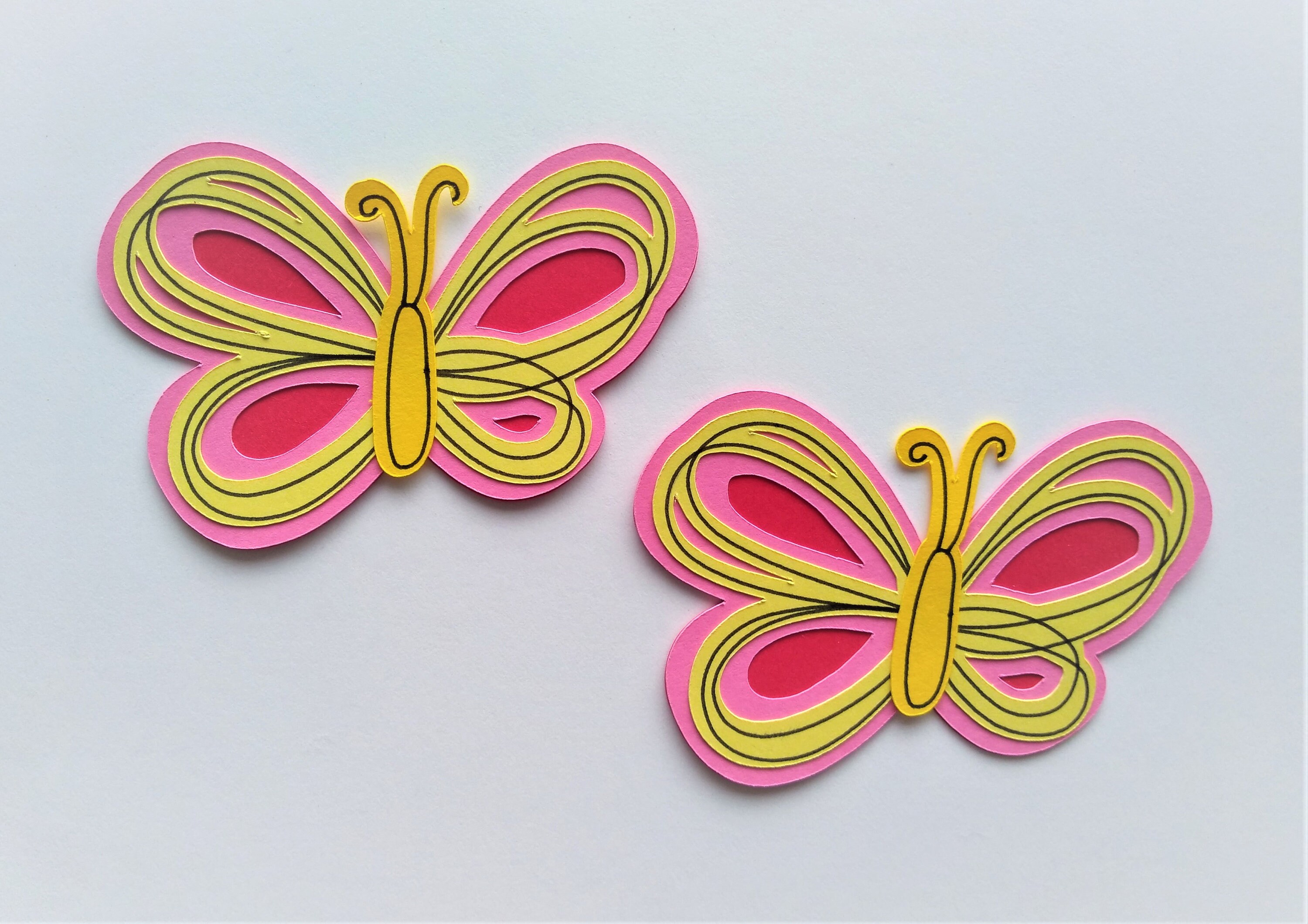 Butterfly Die Cut Butterfly Decoration Paper Butterflies | Etsy