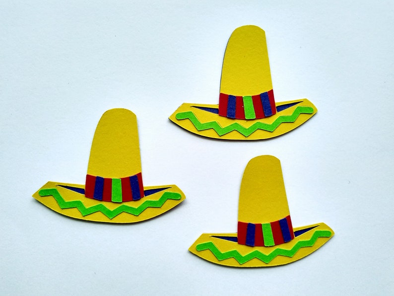 Sombrero Decoration Sombrero Cutout Die Cut Sombrero Set | Etsy