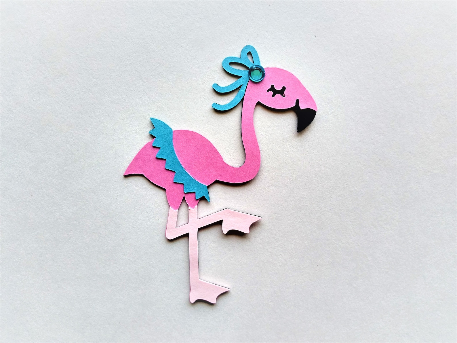 Pink Paper Flamingo Cutouts: Party & Scrapbook Decor (set of 4) - Etsy