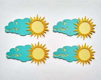 Sun and cloud | Etsy