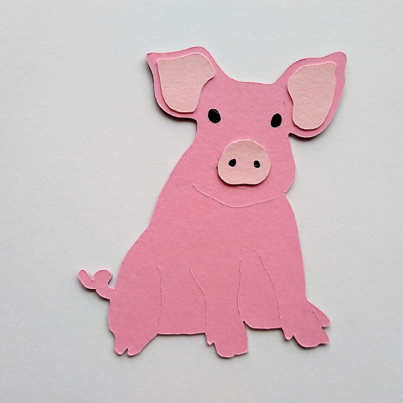 Pig Cutout - Etsy