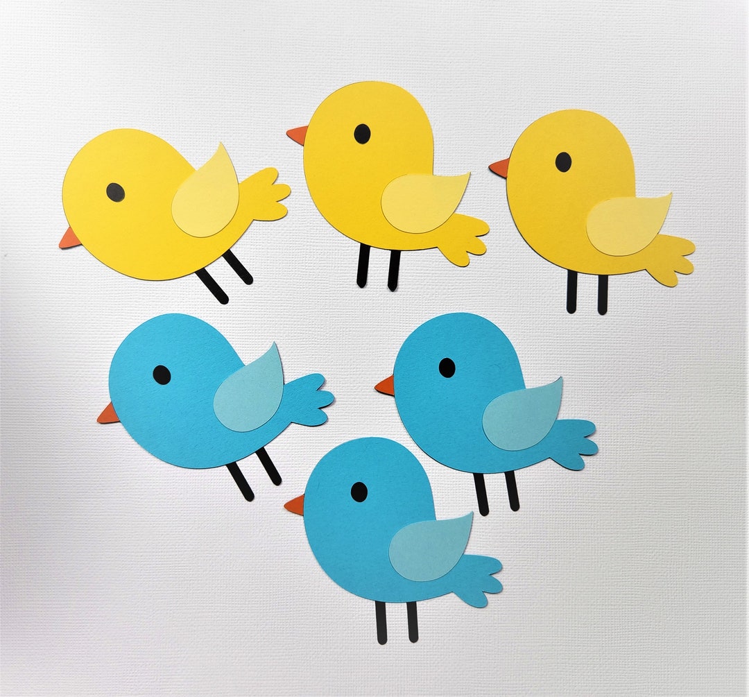 Bird Craft Kit, Bird Die Cuts, DIY - Set of 6 or 12 - Etsy