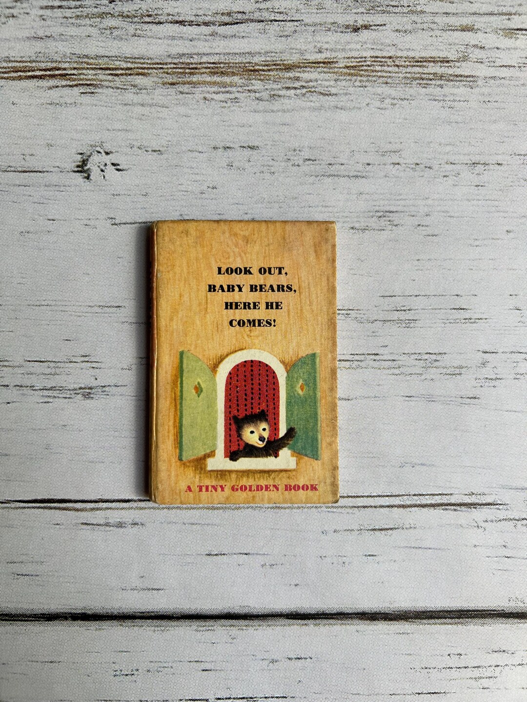 1948, Look Out Baby Bears Here He Comes, Tiny Golden Books, Vintage ...