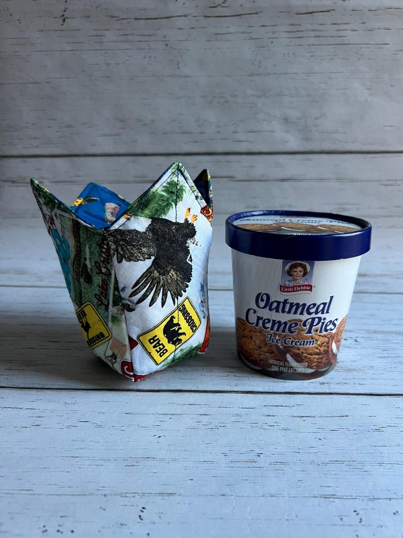 Outdoorsman Hunter Ice Cream Pint Holder, Camping Instant Ramen Noodle ...