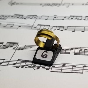 Trombone Rings Made From Authentic Musical Instrument Adjustable Flexible Fit Vintage Band Music ...