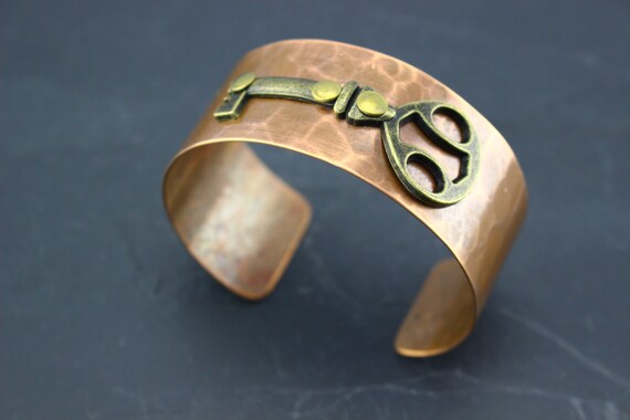 Vintage Skeleton Key Bracelet Industrial Cuff Machine Age - Etsy