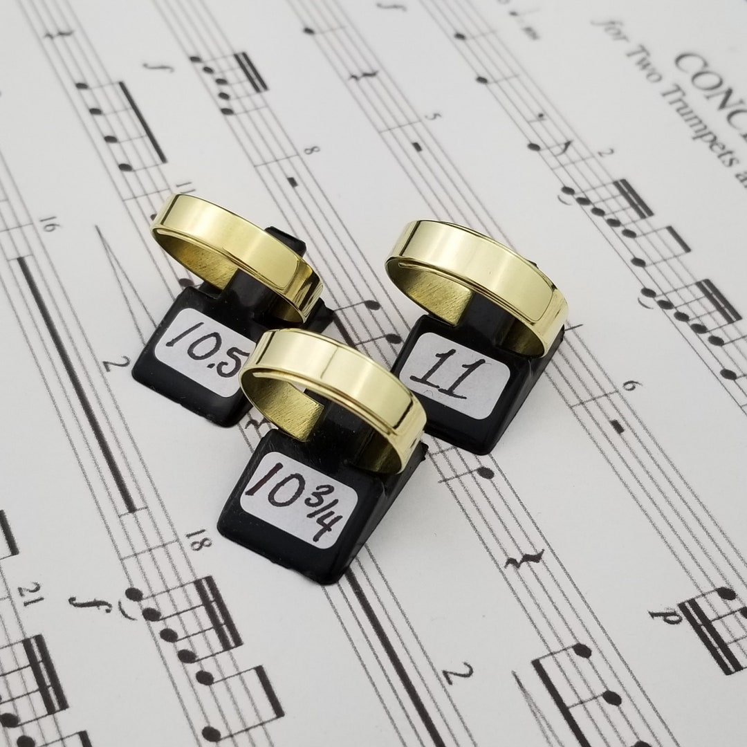 Trumpet Rings Made From Authentic Musical Instrument Adjustable ...