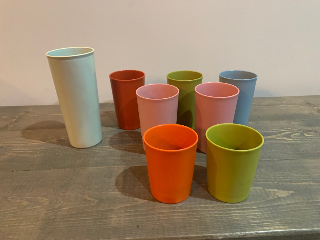 70s/80s Era Vintage Tupperware Cups - Etsy